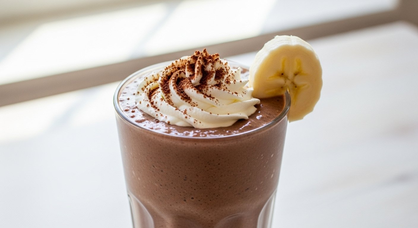 Chocolate Banana Smoothie for Energy & Easy Digestion